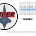 BSG Viper Logo - Machine Embroidery Design - Battlestar Galactica ...