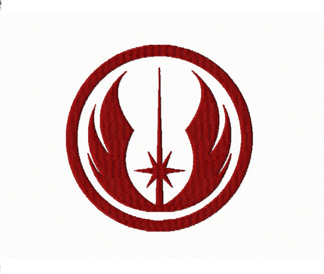 Holy Order of Jedi Knights JEDI ORDER Logo/insignia Machine Embroidery ...