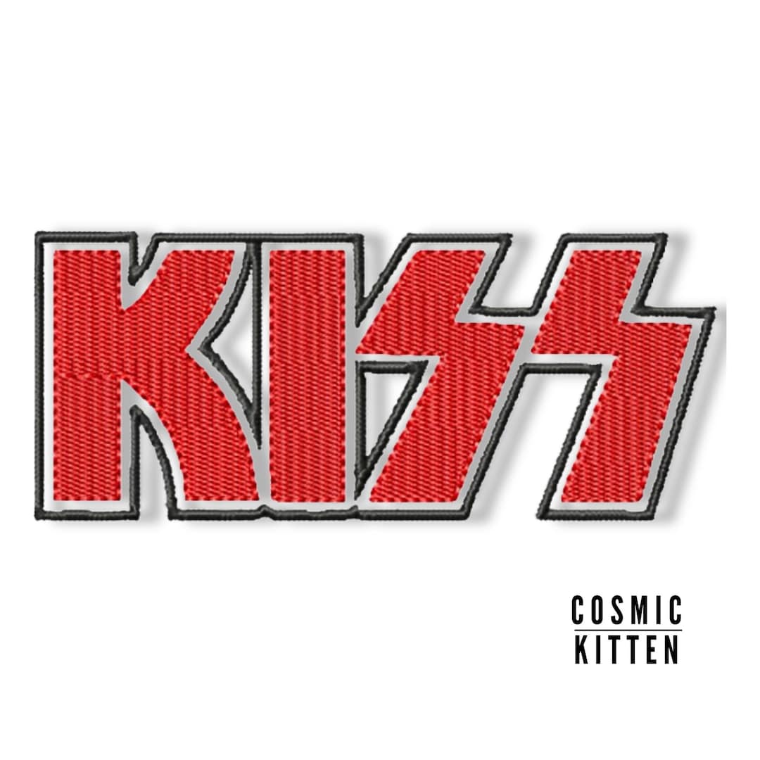 KISS Logo ~ Machine Embroidery Design in 2 Sizes - Instant Download ...