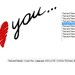 I LOVE YOU ~ Machine Embroidery Design in 3 SIZES ~ by My Valentine ...