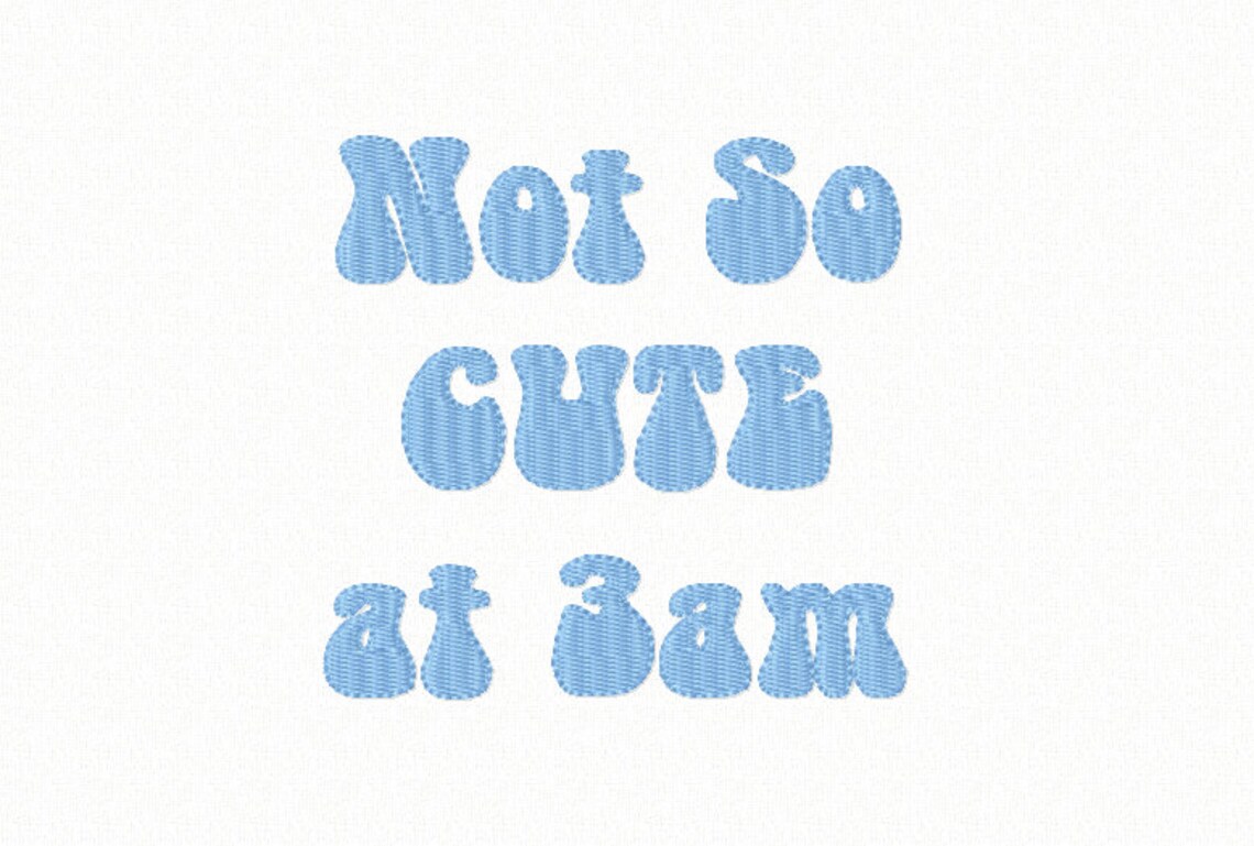 Baby Boy Baby Girl Not so Cute at 3 Am Machine - Etsy