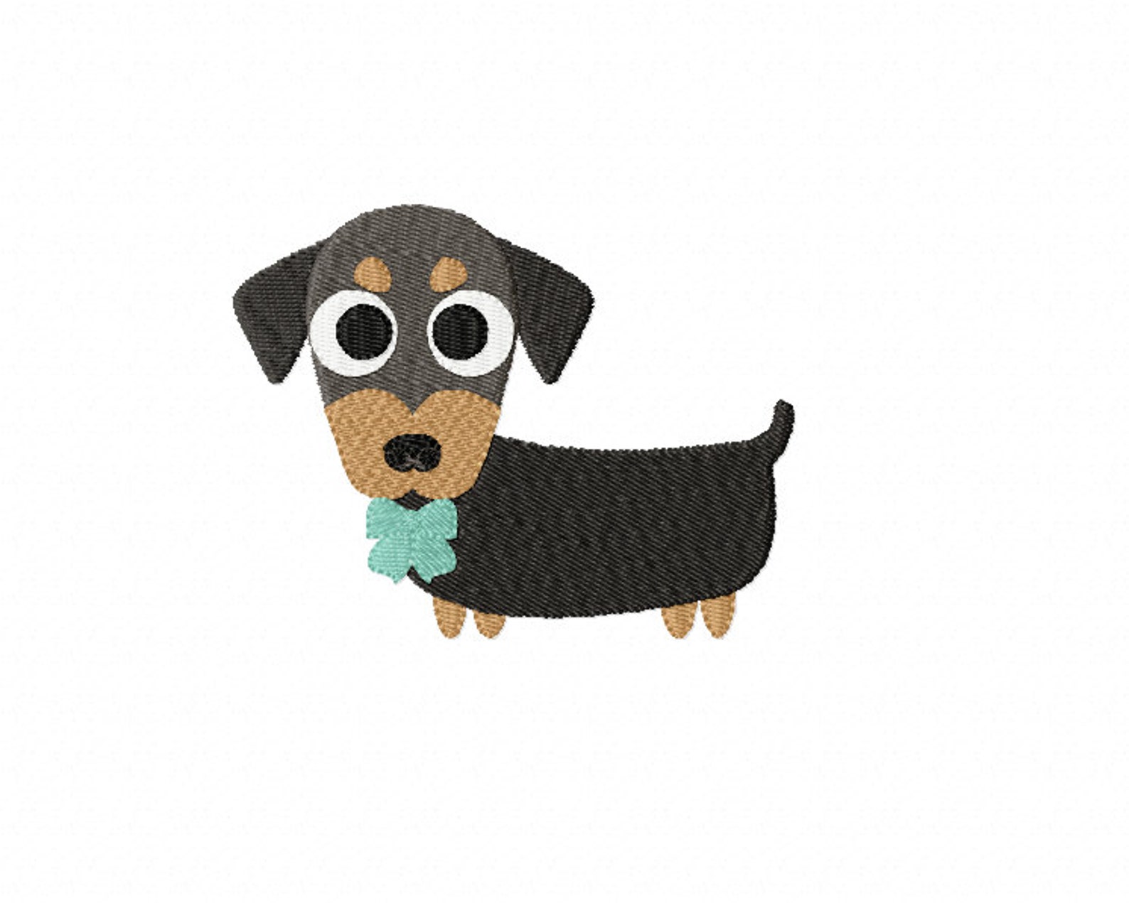 Dachshund PUPPY Embroidery Designs Machine Embroidery Design - Etsy