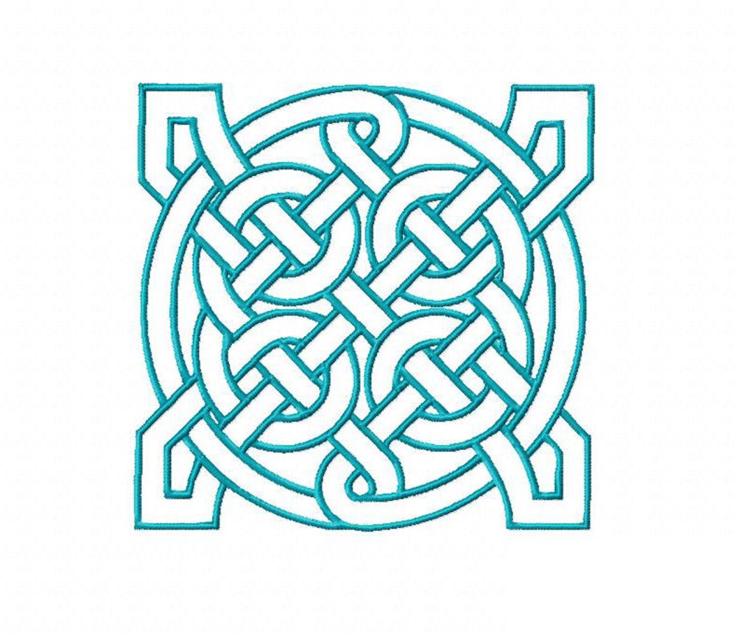 Celtic Knot 1 Machine Embroidery Design in 3 Sizes - Etsy