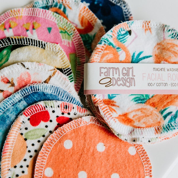Cotton Facial Rounds - Etsy