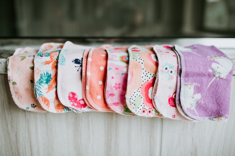8 Pack Cloth Wipes | Reusable Baby Wipes | Family Cloth | Cloth Diaper ...