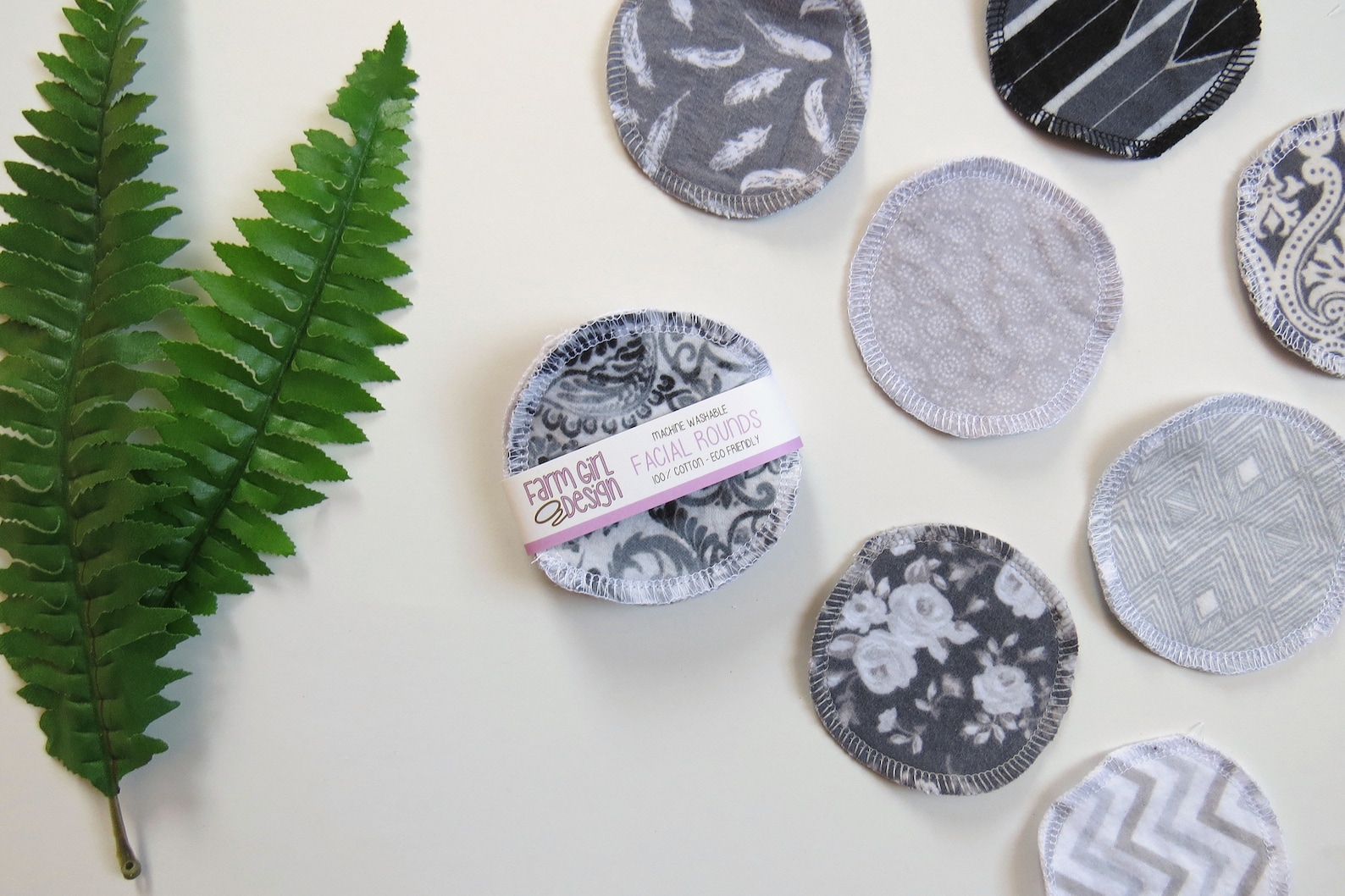 Grey Neutral Facial Rounds Makeup Remover Facial Towel - Etsy Canada