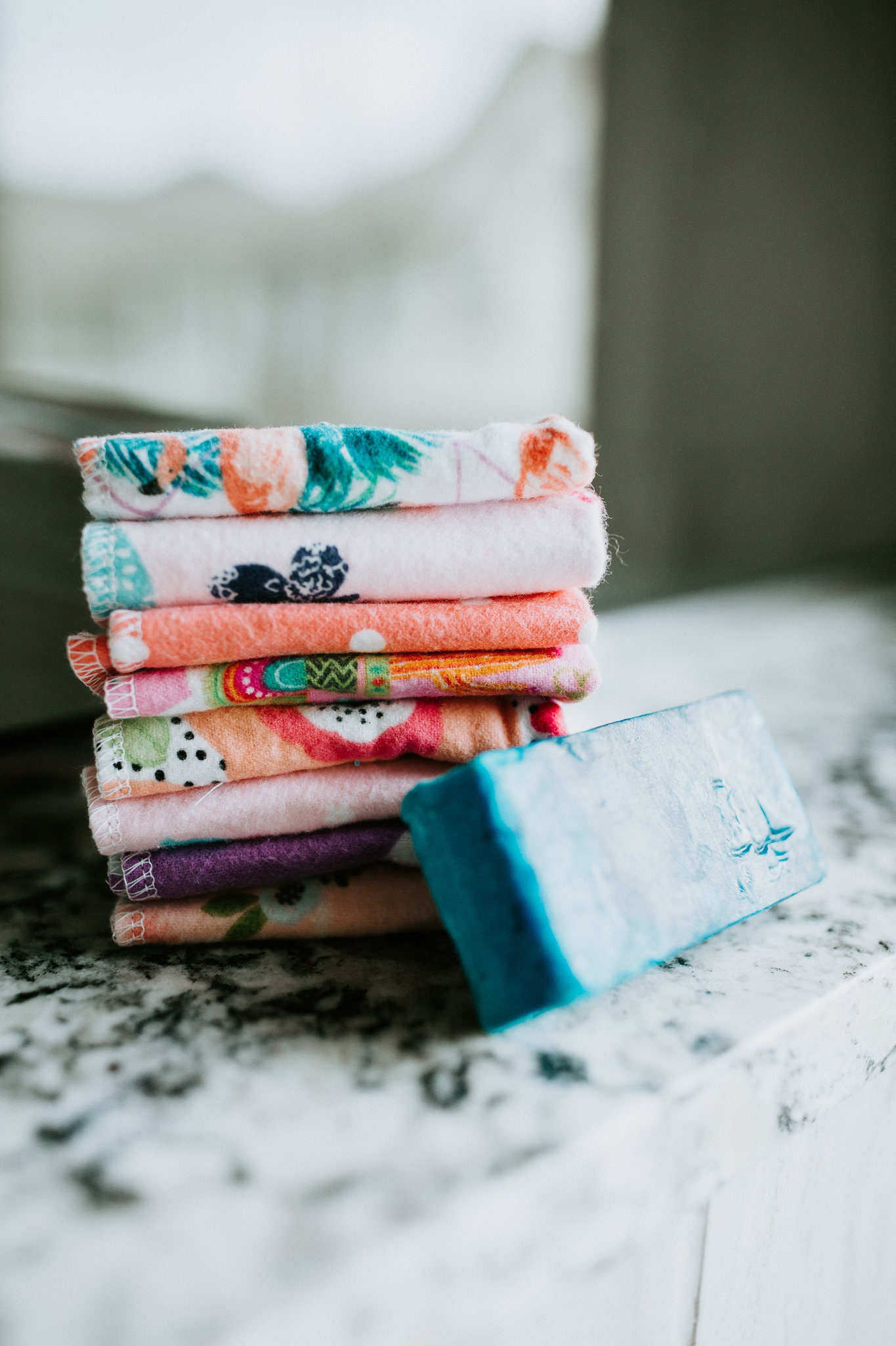 8 Pack Cloth Wipes | Reusable Baby Wipes | Family Cloth | Cloth Diaper ...