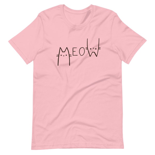 Meow T Shirt - Etsy