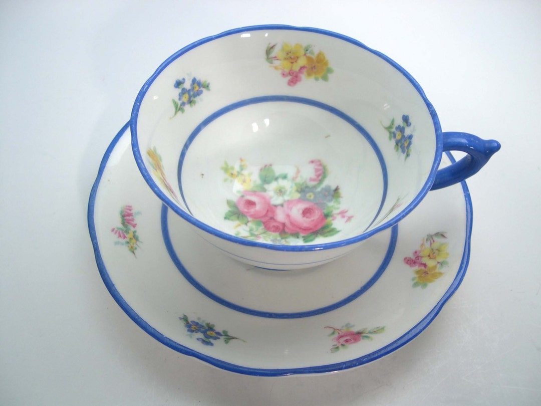 Rare Star Paragon Tea Cup and Saucer, Art Deco Tea Cup, Star Paragon ...