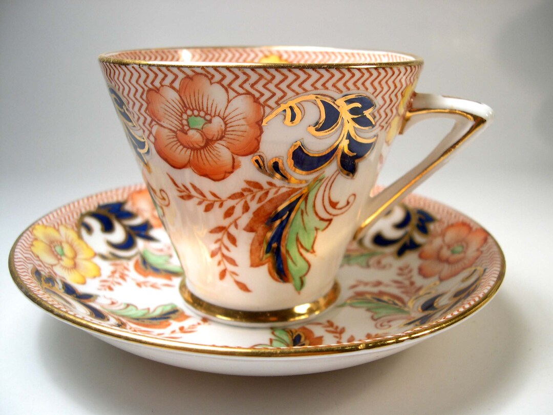Antique Phoenix China Tea Cup and Saucer Set, Thomas Forester & Sons ...