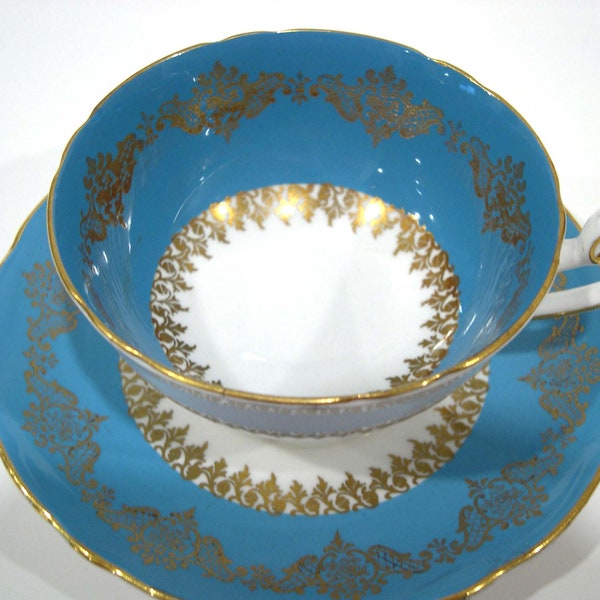 Turquoise Tea Cup - Etsy