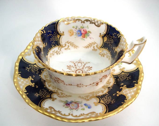 Antique Coalport Batwing Tea Cup and Saucer - Etsy Canada
