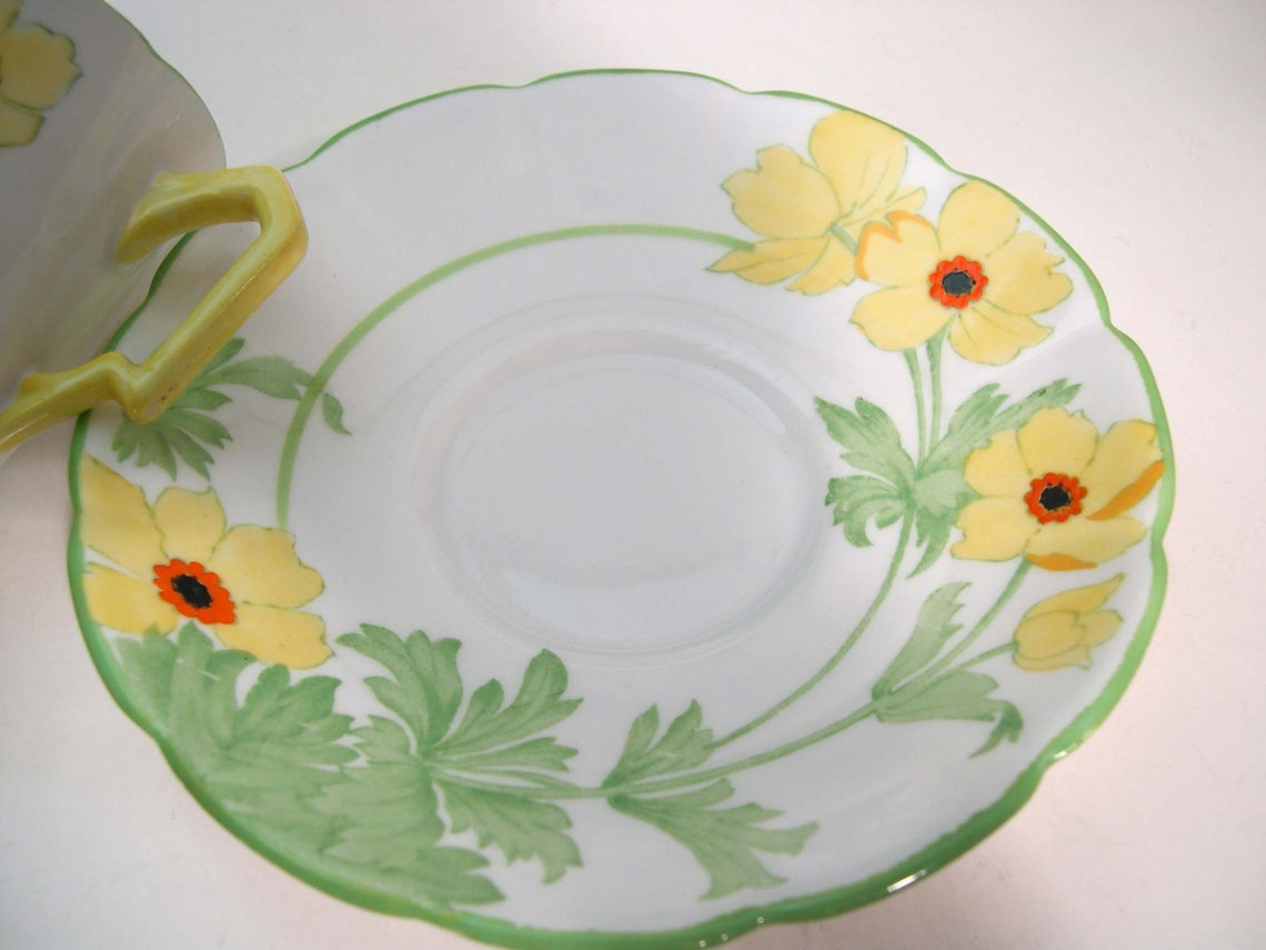 Rare 1930's New Chelsea St-ives Tea Cup and Saucer, New Chelsea Staffs ...