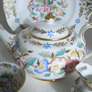 Rare Royal Chelsea Teapot 5 pieces tea set Teapot Creamer | Etsy