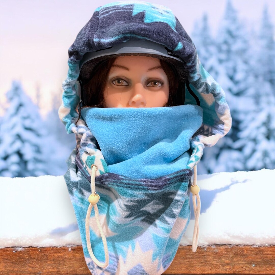Snow Hood, Over the Helmet Hood, Helmet Hoodie, Hood Face Mask ...