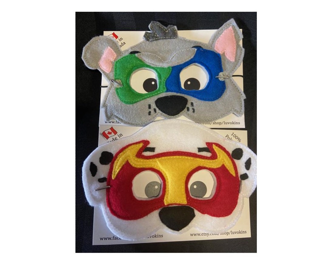 Mighty Pups Mask, Kids Dress Up, Halloween Masks, Kids Party Favors ...