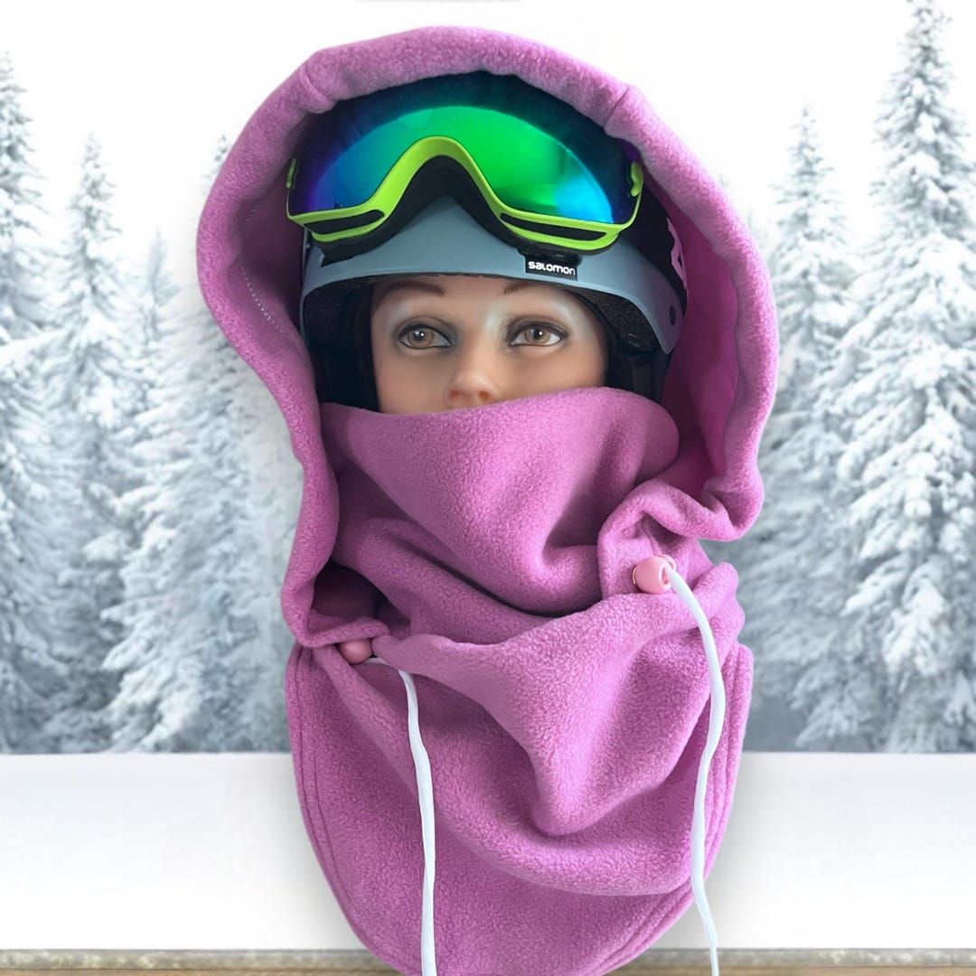 Snow Hood, Over the Helmet Hood, Helmet Hoodie, Hood Face Mask ...