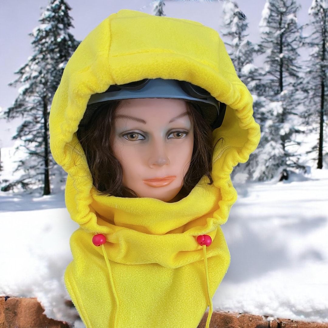 Snow Hood, Over the Helmet Hood, Helmet Hoodie, Hood Face Mask ...
