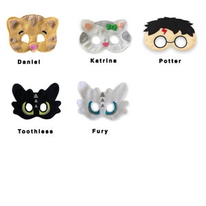 Felt Masks, Kids Masks, Kids Costumes, Superhero Masks, Character Masks ...
