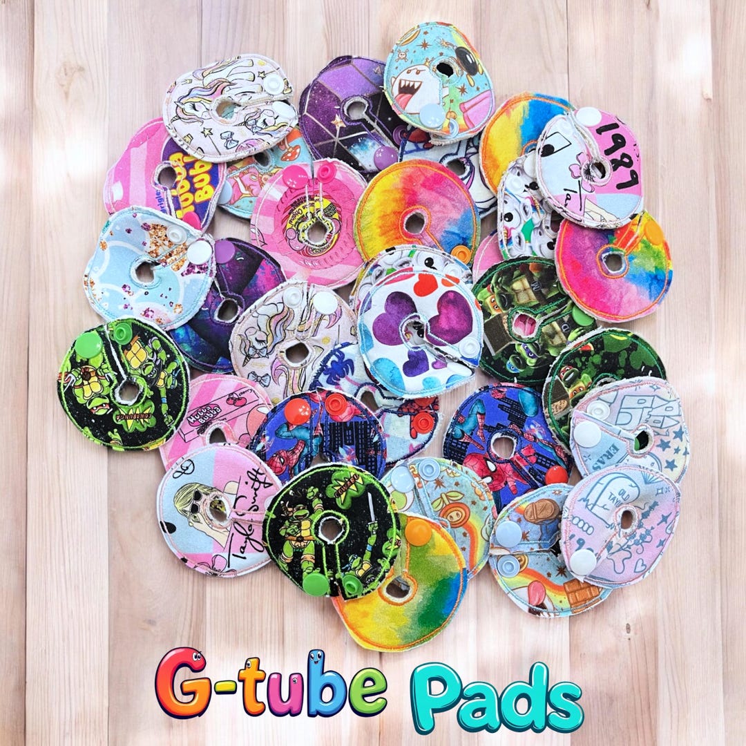 G Tube Pads, Feeding Tube Pads, Set of G-tube Covers, G-tube Cover ...