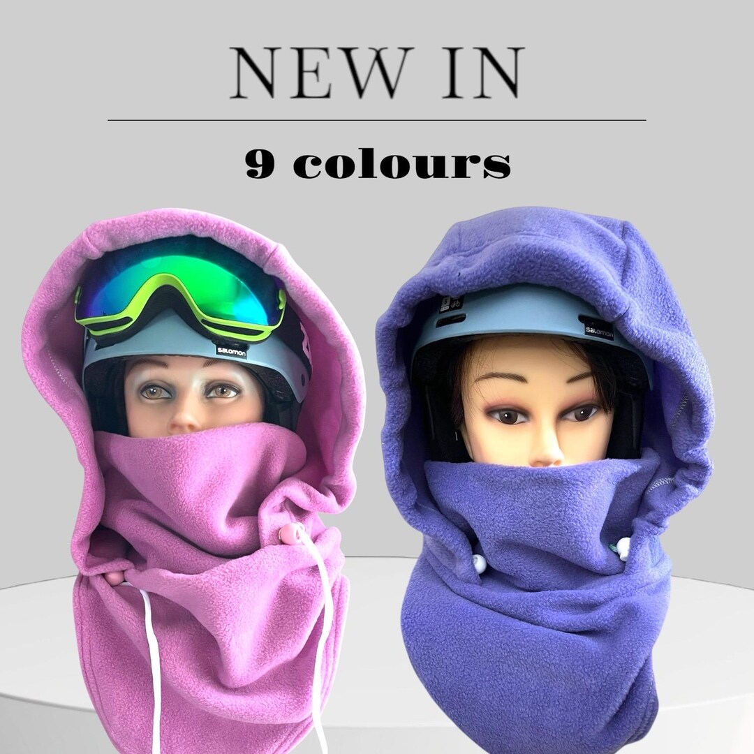 Solid Colour Snow Hood, Over Helmet Hood, Helmet Hoodie, Hood Face Mask ...
