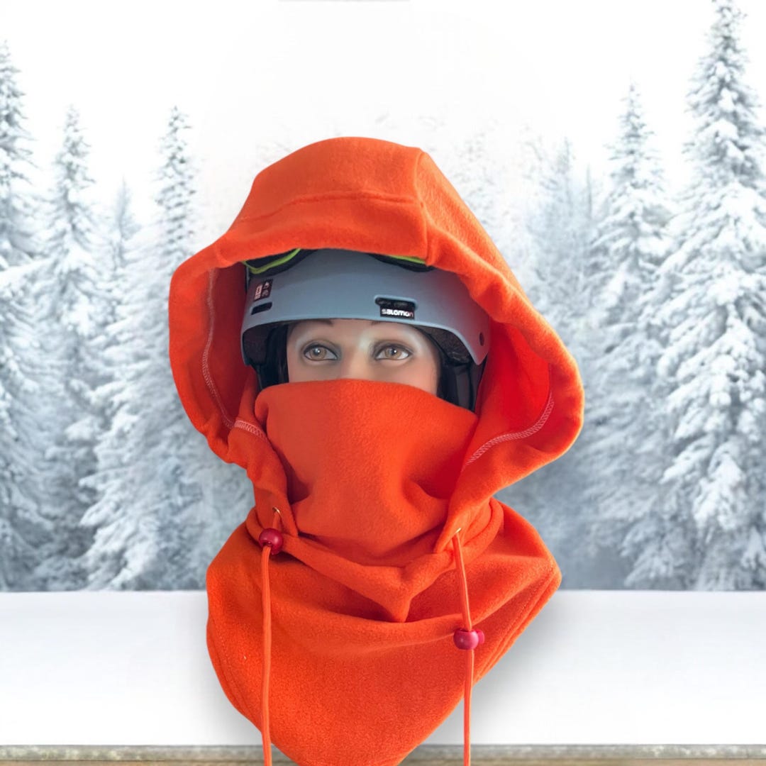 Snow Hood, Over the Helmet Hood, Helmet Hoodie, Hood Face Mask ...