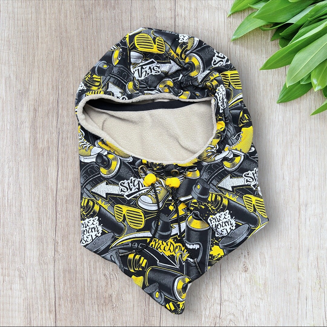 Balaclava Fleece Toque Head Warmer Neck Warmer Winter - Etsy