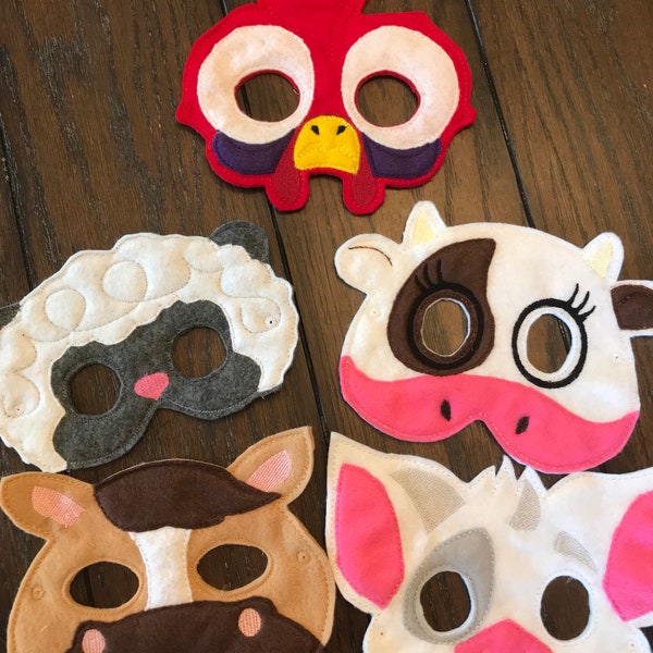 Felt Animal Mask - Etsy