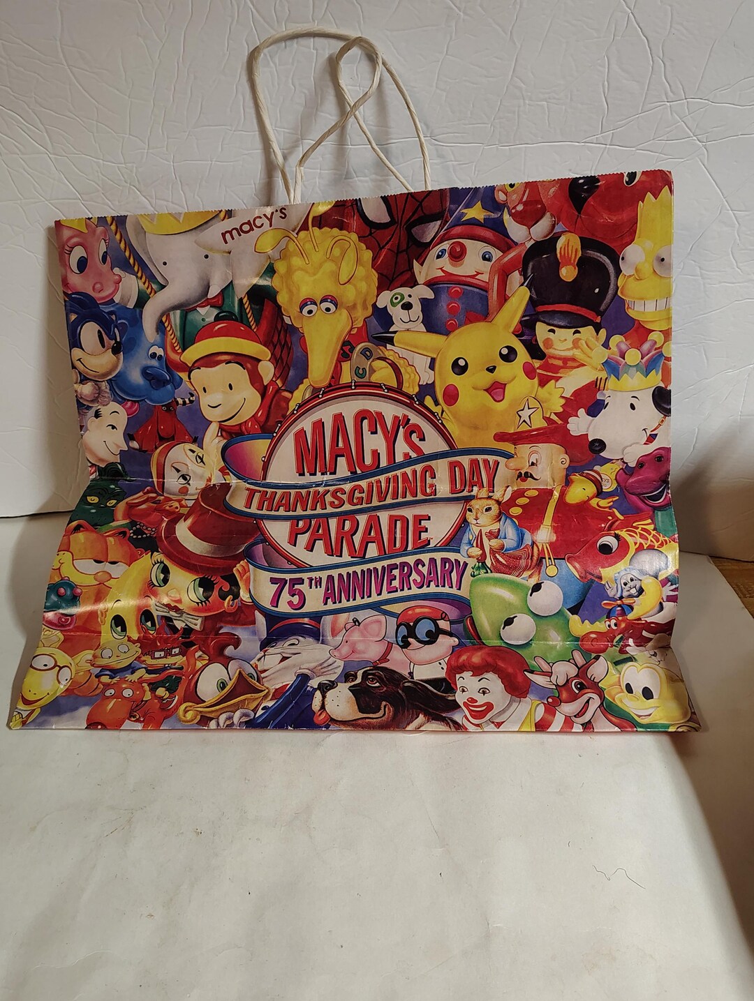 Macy's Day Parade 2001 Paper Shopping Bag Tote 75th Anniversary ...