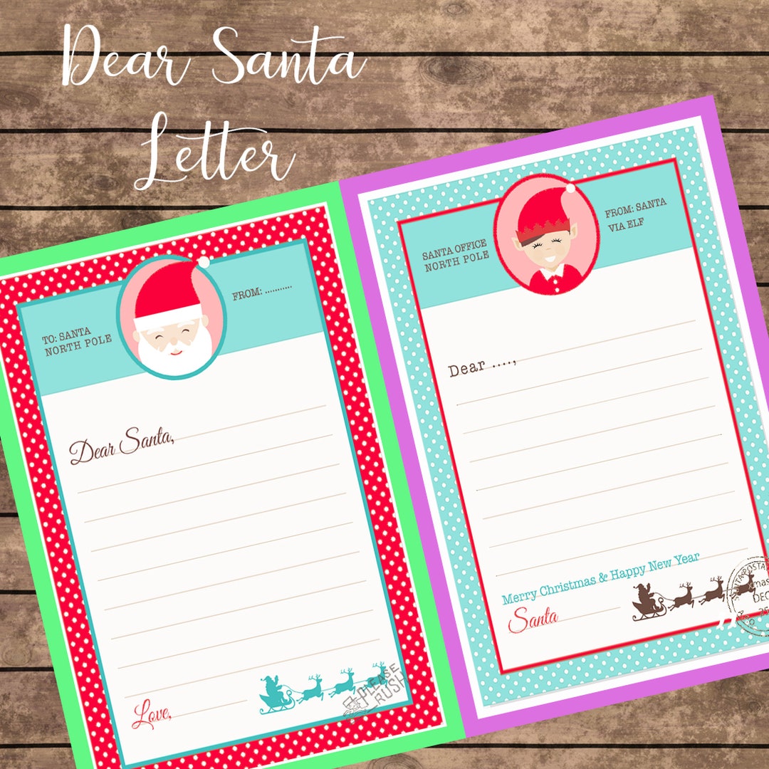 Dear Santa Letter AND Reply From Santa to the Sender, via One of His ...