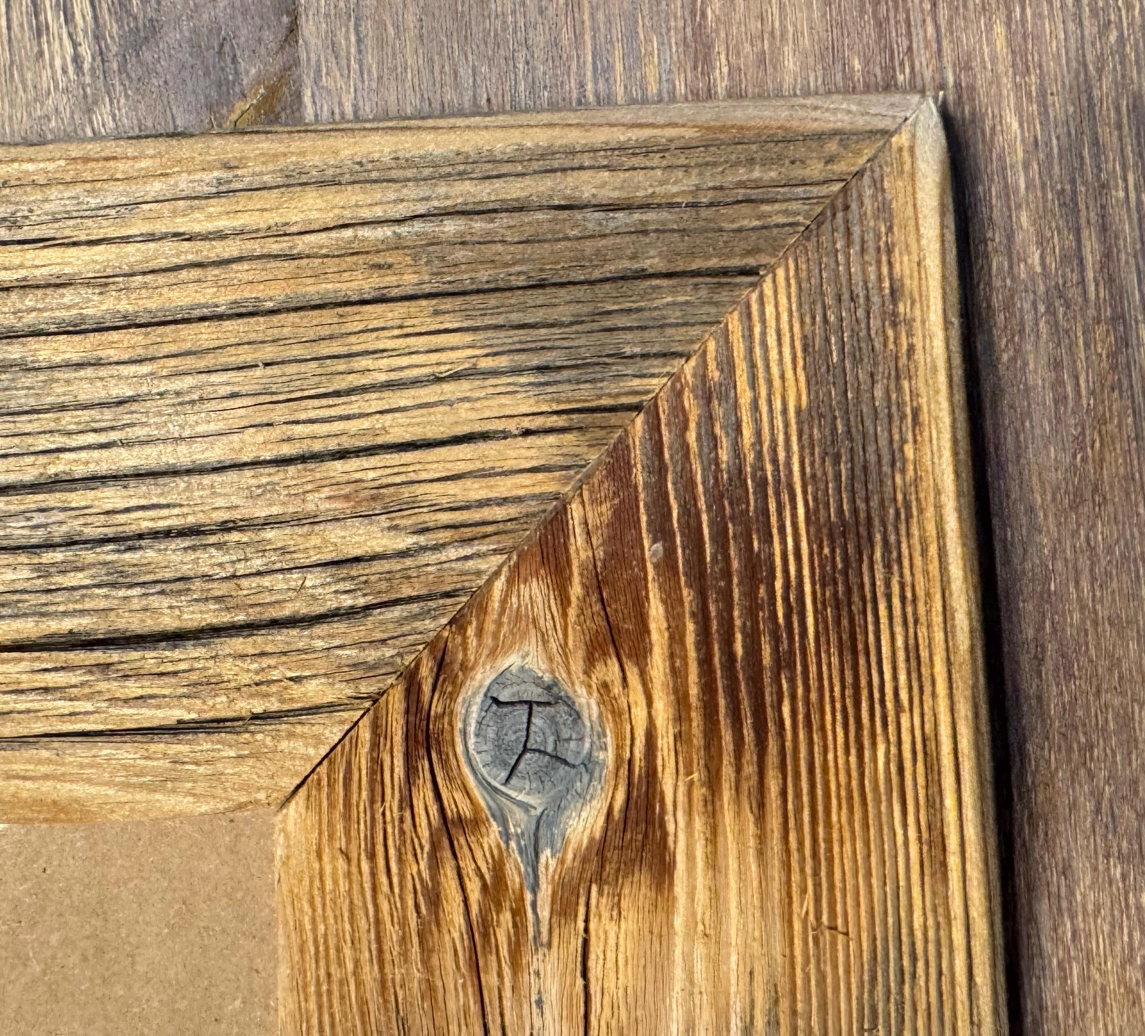 3" Wide, Reclaimed Barn Wood Picture Frame: Handmade Rustic Decor, 4x6 ...