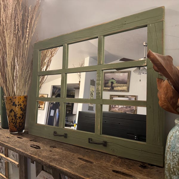 Window Pane Mirror - Etsy