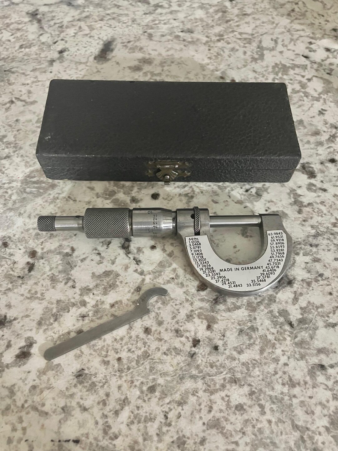Vintage German Micrometer Tool - Etsy