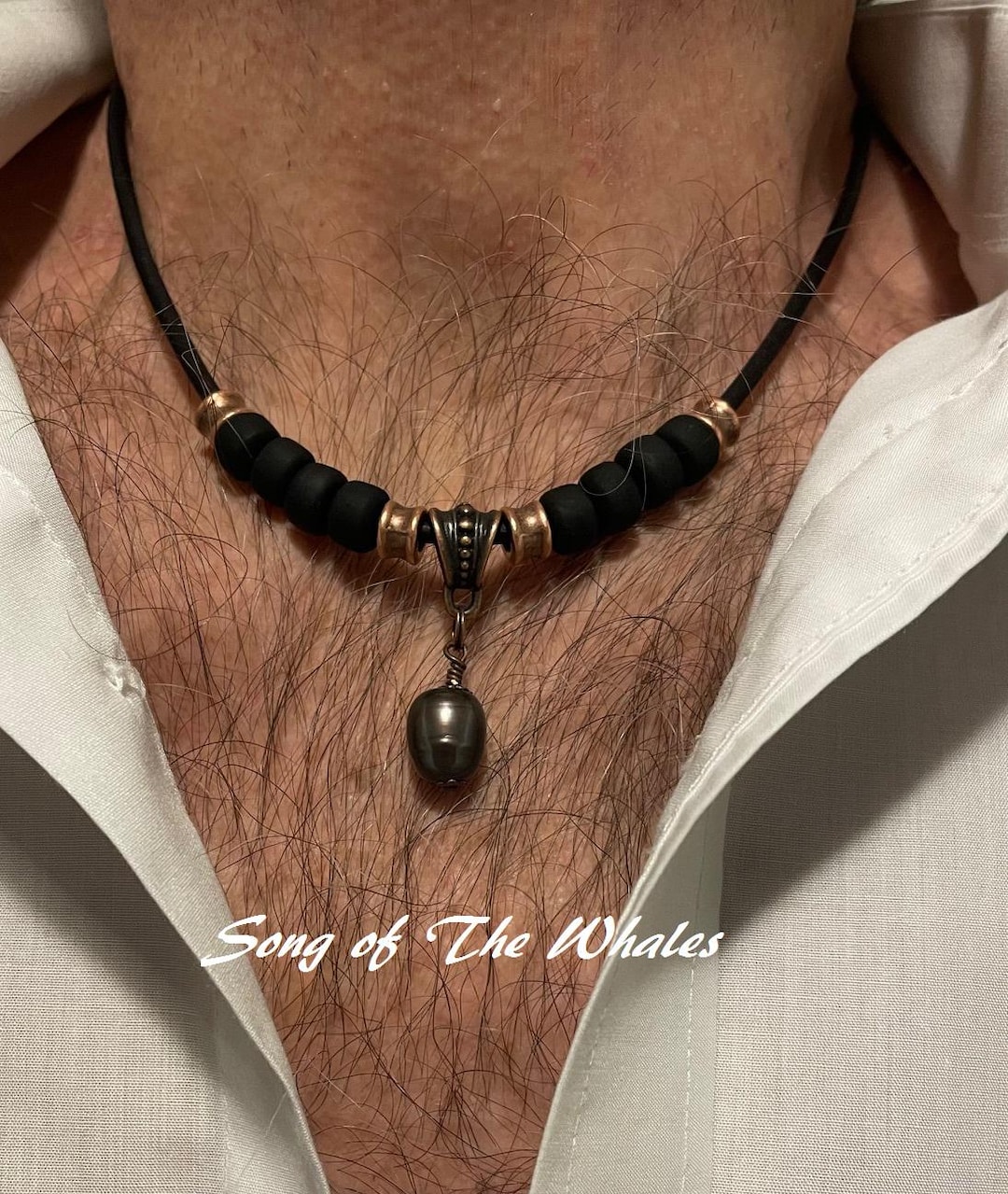 Men's Pearl Necklace, Men's Pearl Jewelry, Pearls for Men - Etsy