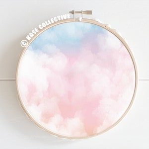 Watercolor Sky Pin Display Enamel Pin Display Pin Banner - Etsy