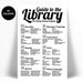 Dewey Decimal System Art Print Library Poster School Poster Book Lover ...