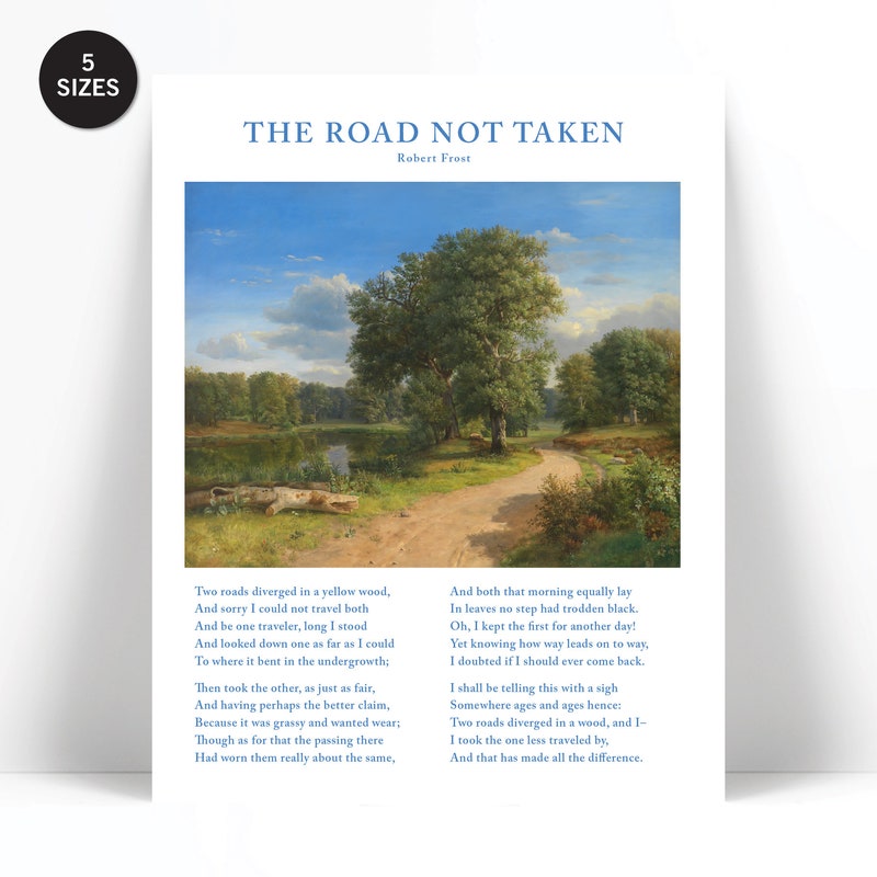 Road Not Taken - Etsy
