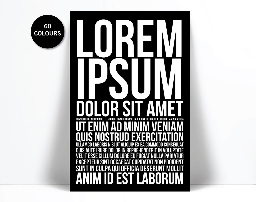 Lorem Ipsum - Graphic Designer Gift - Graphic Design Art Print ...