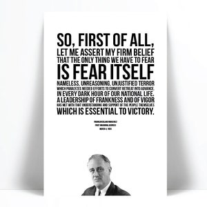 Franklin Delano Roosevelt - FDR Presidential Inaugural Speech - the ...