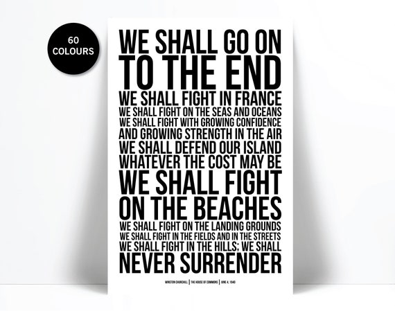 Winston Churchill Speech