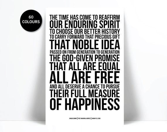 Barack Obama Inauguration Speech Quotes