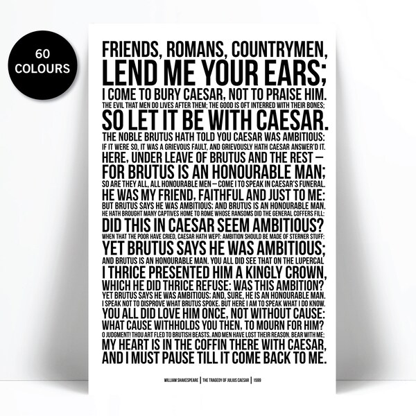 Julius Caesar - Etsy