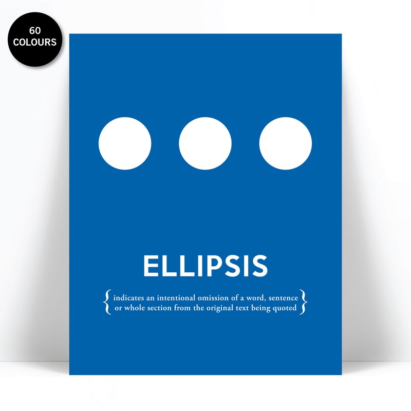 Ellipsis - Etsy