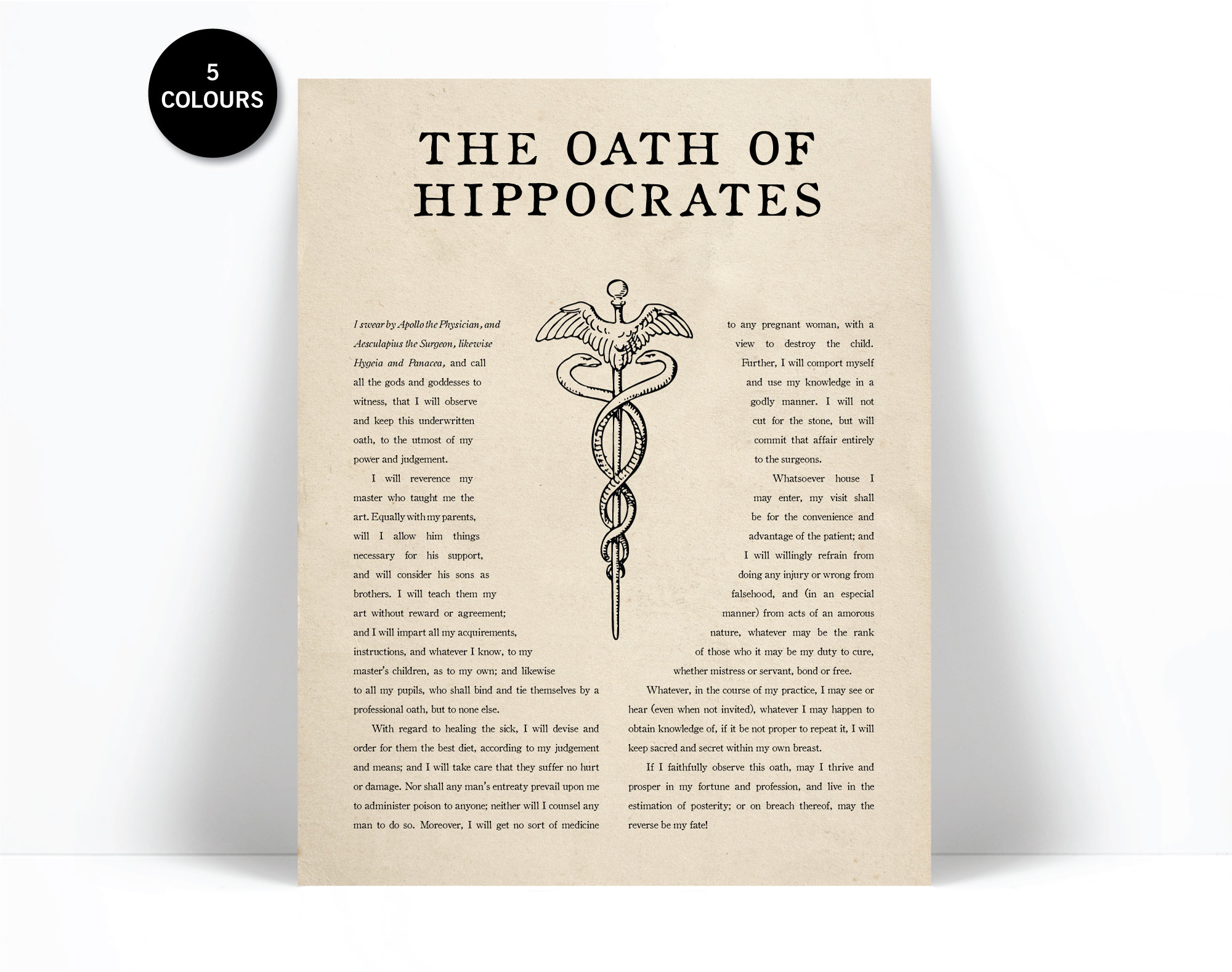 Hippocratic Oath For Doctors Today