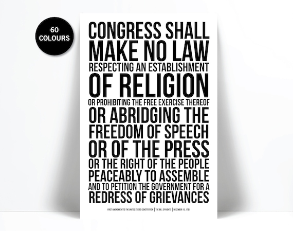 Freedom Of Press Amendment 1