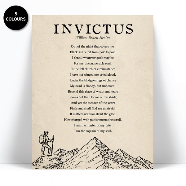 Invictus - Etsy