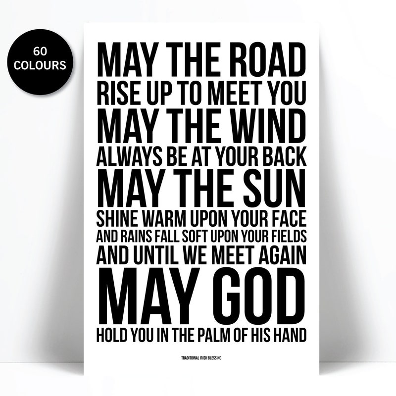 May the Road Rise - Etsy