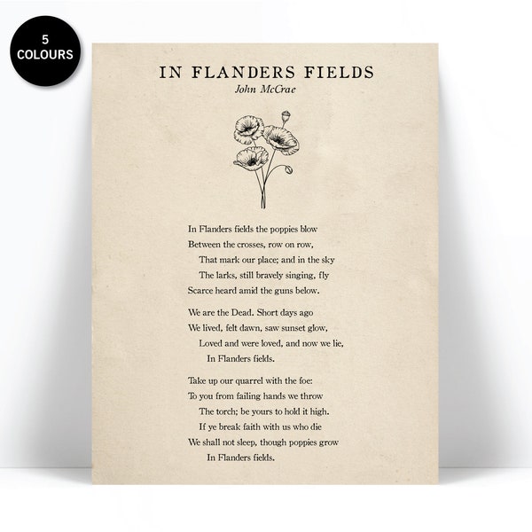 Flanders Fields - Etsy