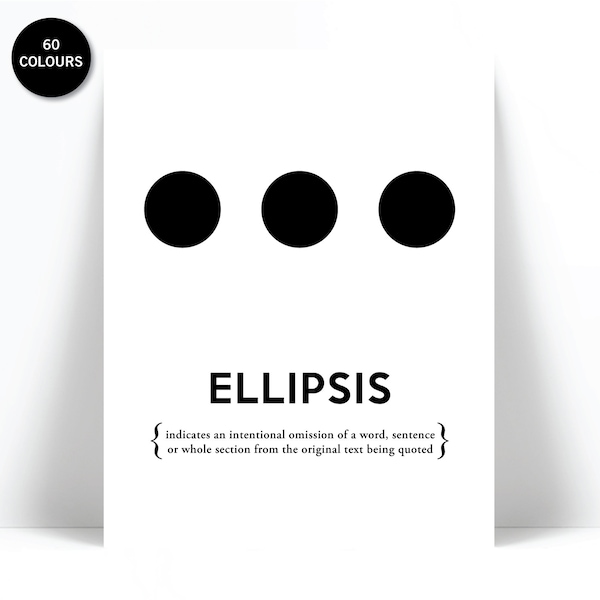 Ellipsis - Etsy