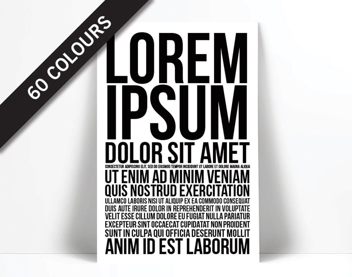 Lorem Ipsum Graphic Designer Gift Graphic Design Art Print | Etsy